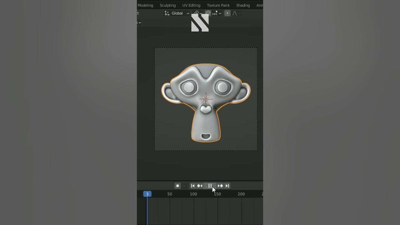 Blender tip#30 - Make a Turnaround Camera Animation with just one click in Blender # ...