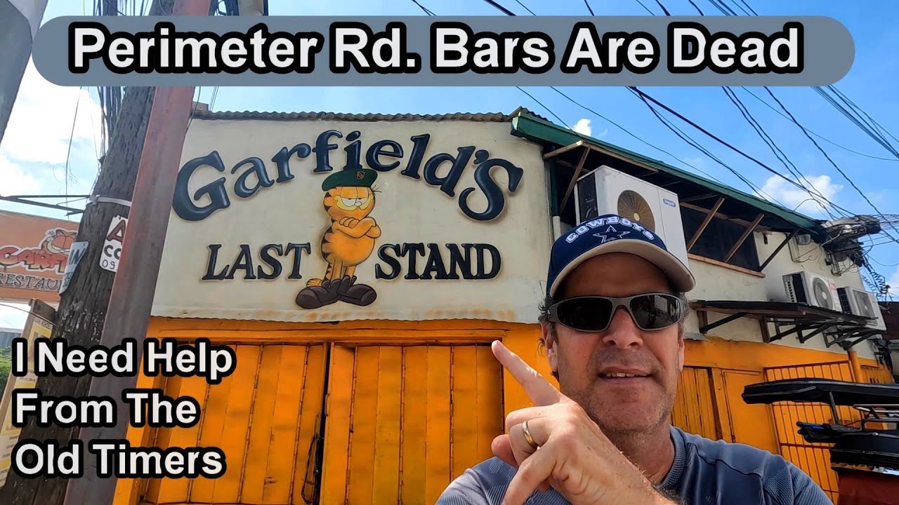 PERIMETER ROAD BARS ARE DEAD AT THIS TIME IN ANGELES CITY PHILIPPINES # ...