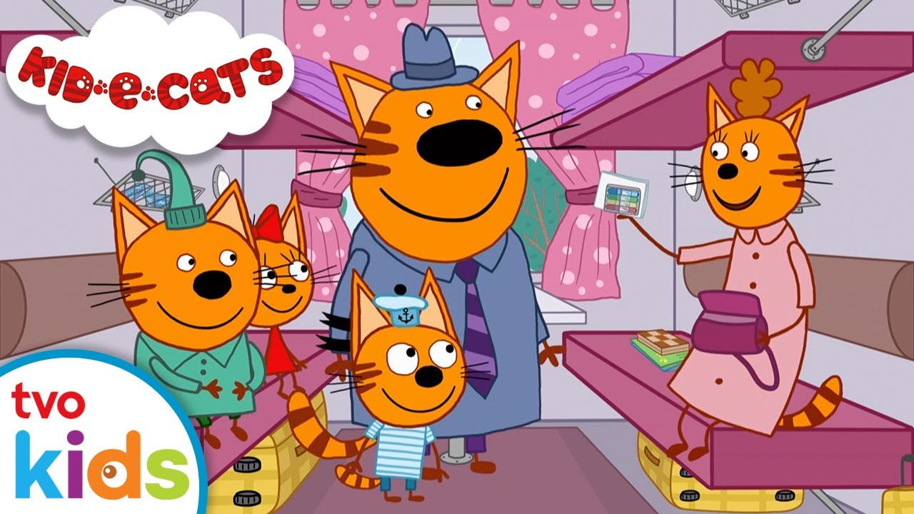 KID-E-CATS - The Train Trip 🚂 Season 3 Full Episode | TVOkids Preschool ...