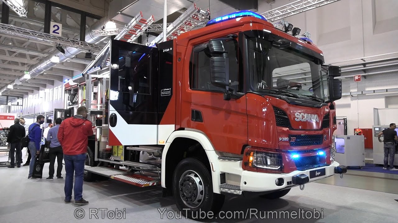 Ziegler demo fire engine - exterior & interior - Scania P320 - Florian ...