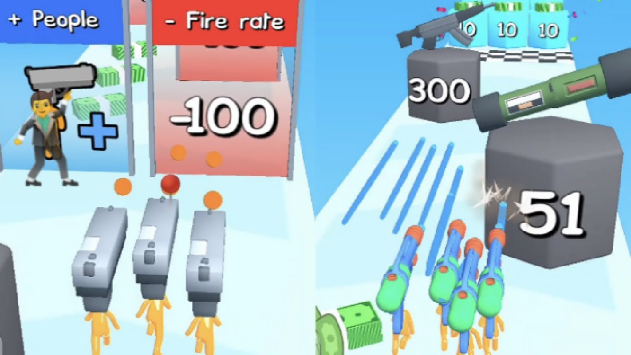 Gun Head Run All Levels Android Gameplay Walkthrough - YouTube