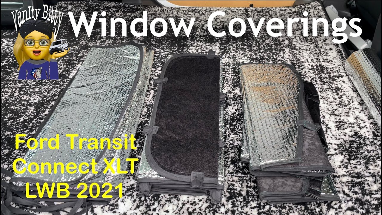 How Did I make my Window Coverings? / Ford Transit Connect Cargo XLT ...