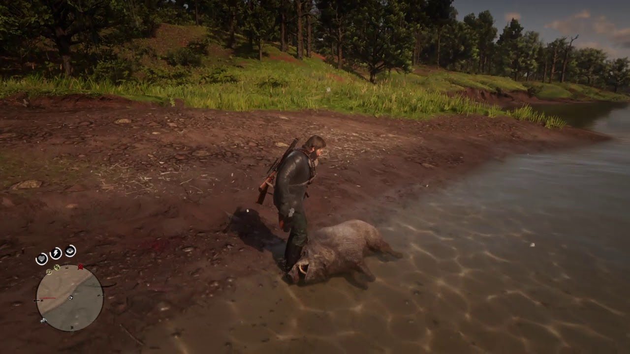 Red Dead Redemption Boar hunting - YouTube