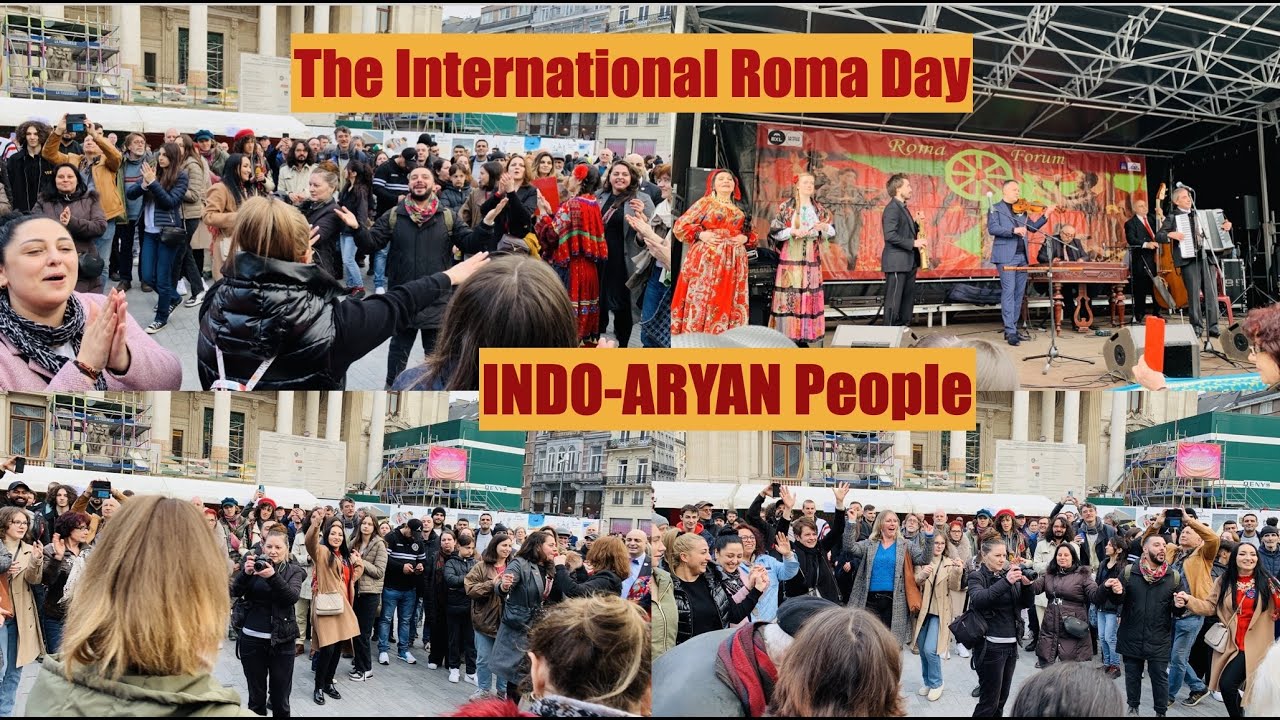 The International Roma Day Celebration in Brussels| They are Originally ...