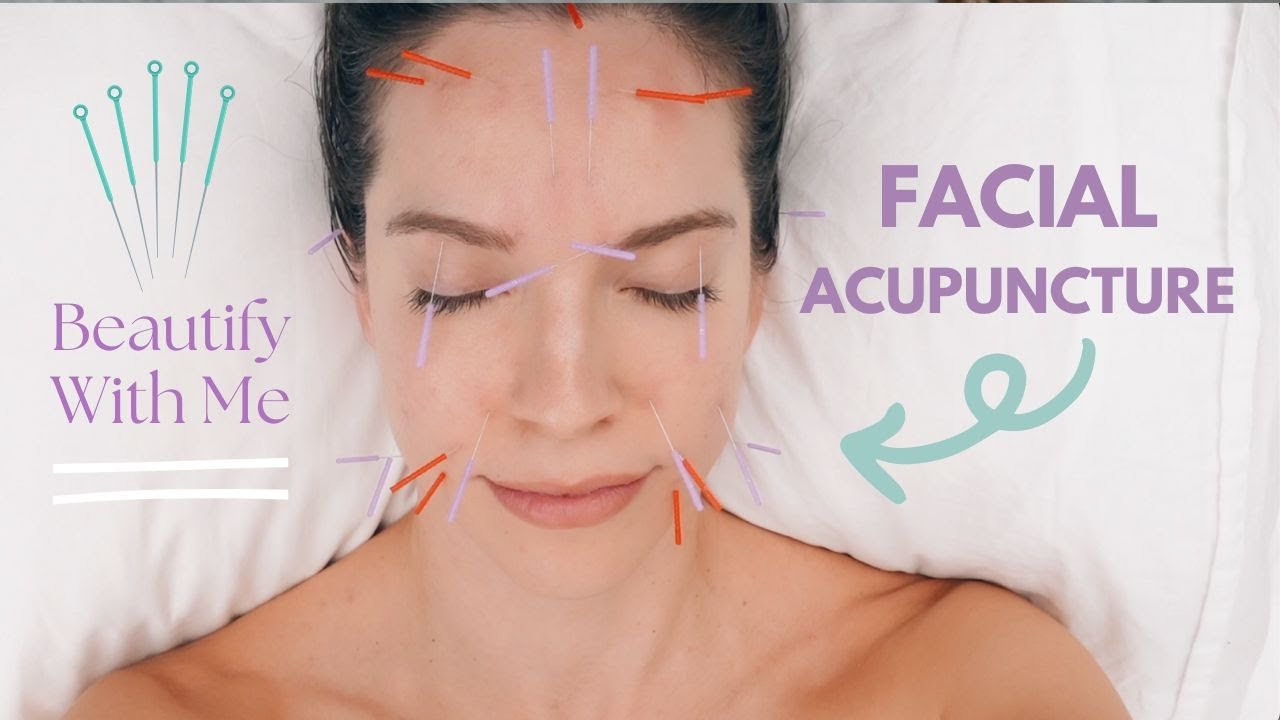 Facial Acupuncture At Home & Self Care Day After Being Sick! 🤧 - YouTube