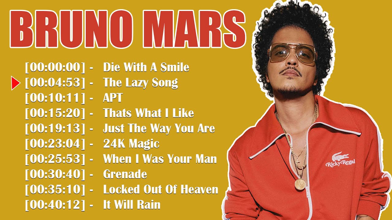When I Was Your Man | Bruno Mars Greatest Hits | Bruno Mars Love Songs ...