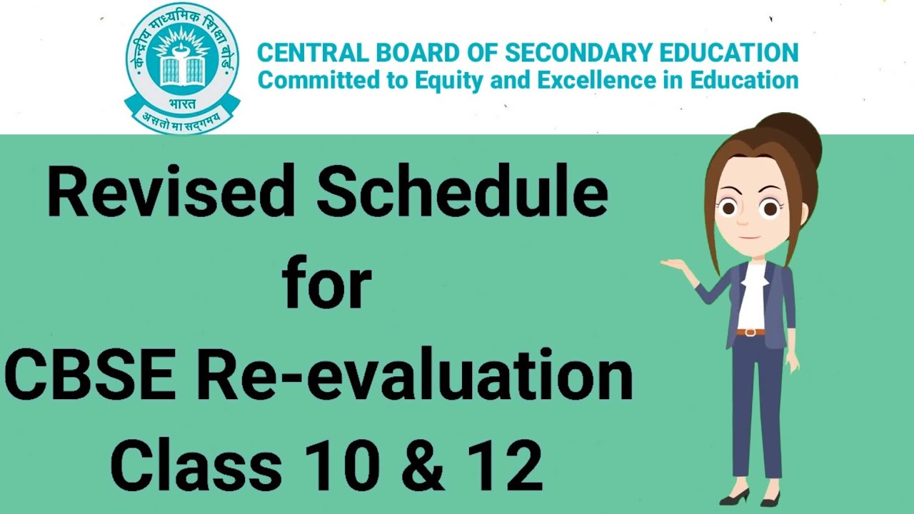 Revised Schedule for CBSE Re-evaluation Class 10 & 12 #cbsereevaluation ...