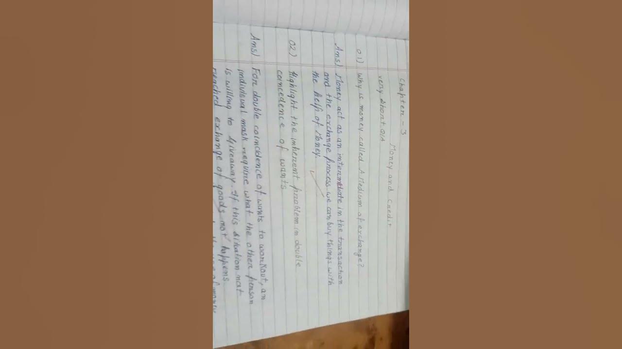 Economics Class 10th Money And Credit Notes YouTube economics-class-10th-money-and-credit-notes-youtube