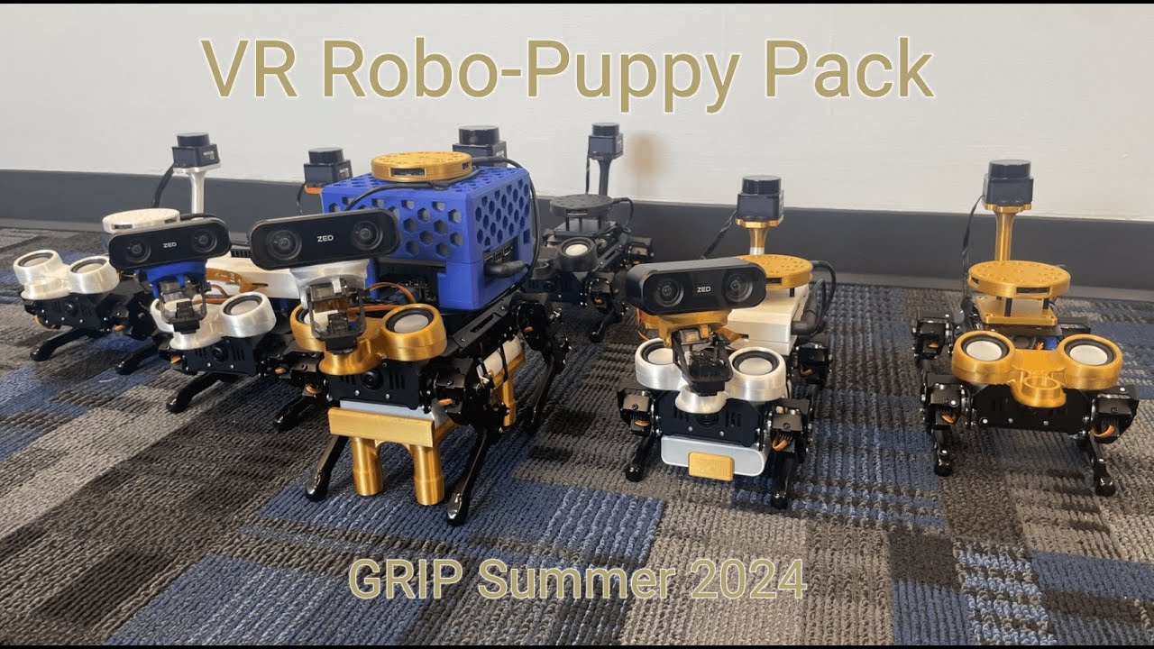 VR Robo-Puppy Pack Project Overview - GRIP Summer 2024 - YouTube