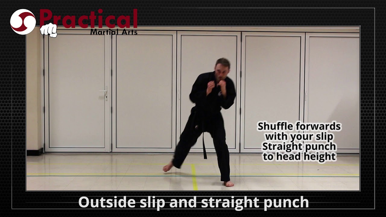 Outside slip with straight punch - YouTube