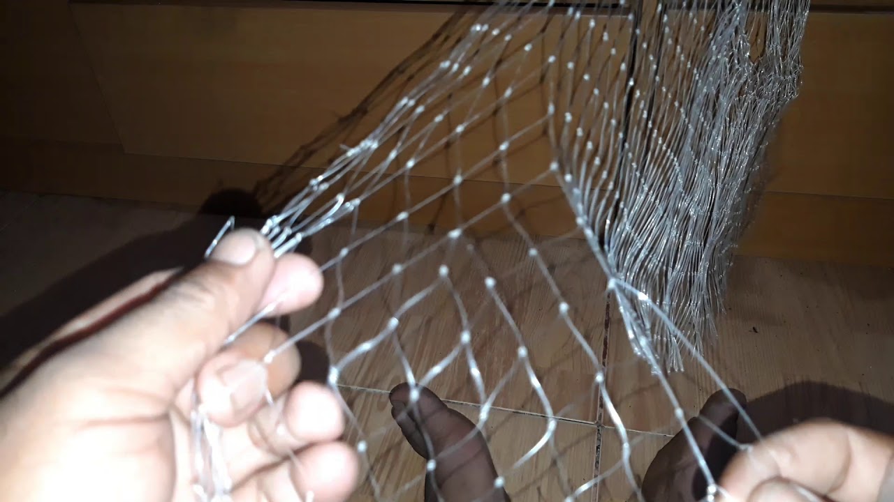Cara membuat jala dari bahan jadi yg (4) - YouTube