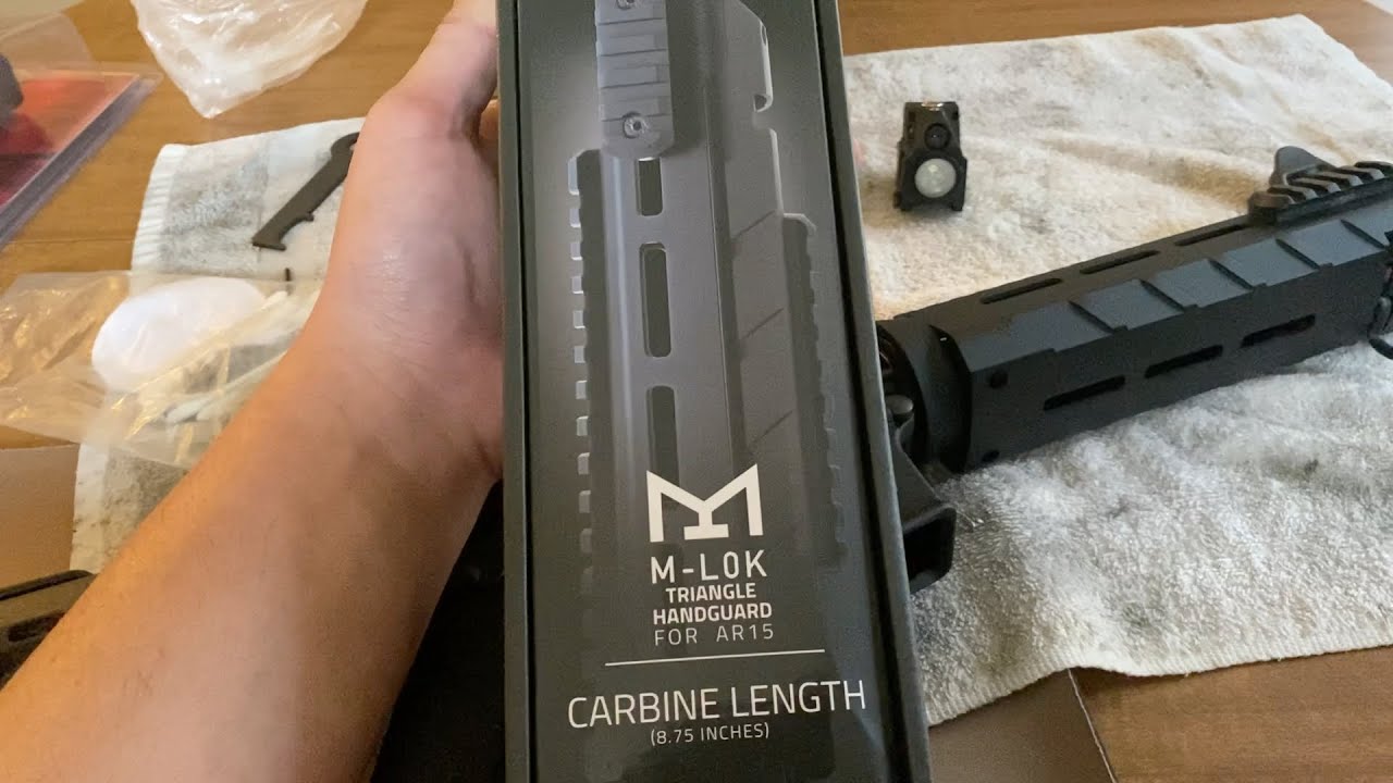 M-LOK TRIANGLE HANDGUARD DOES GET HOT - YouTube