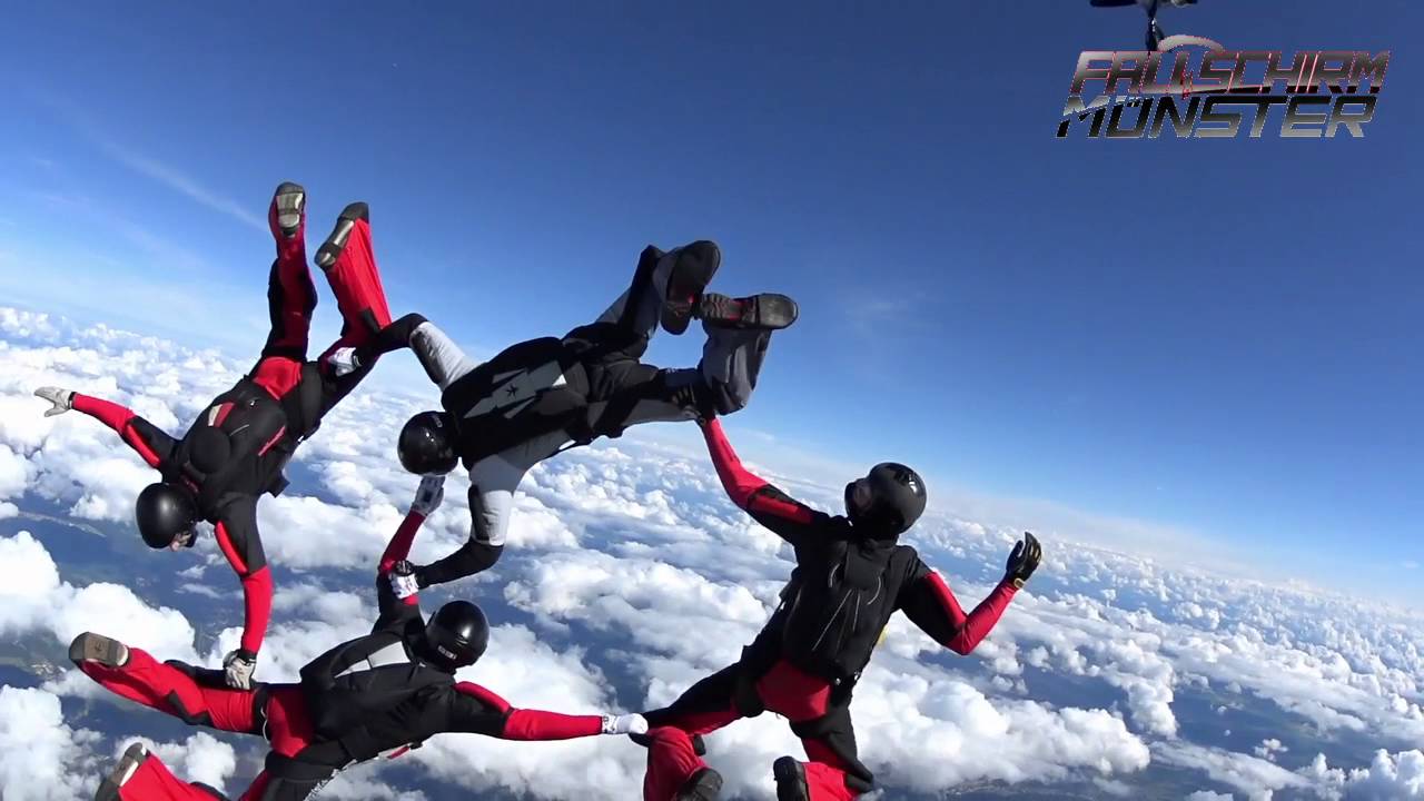 4-way RW (Relative Work) Fallschirmspringen "Team Sag ich nicht" 19.05. ...