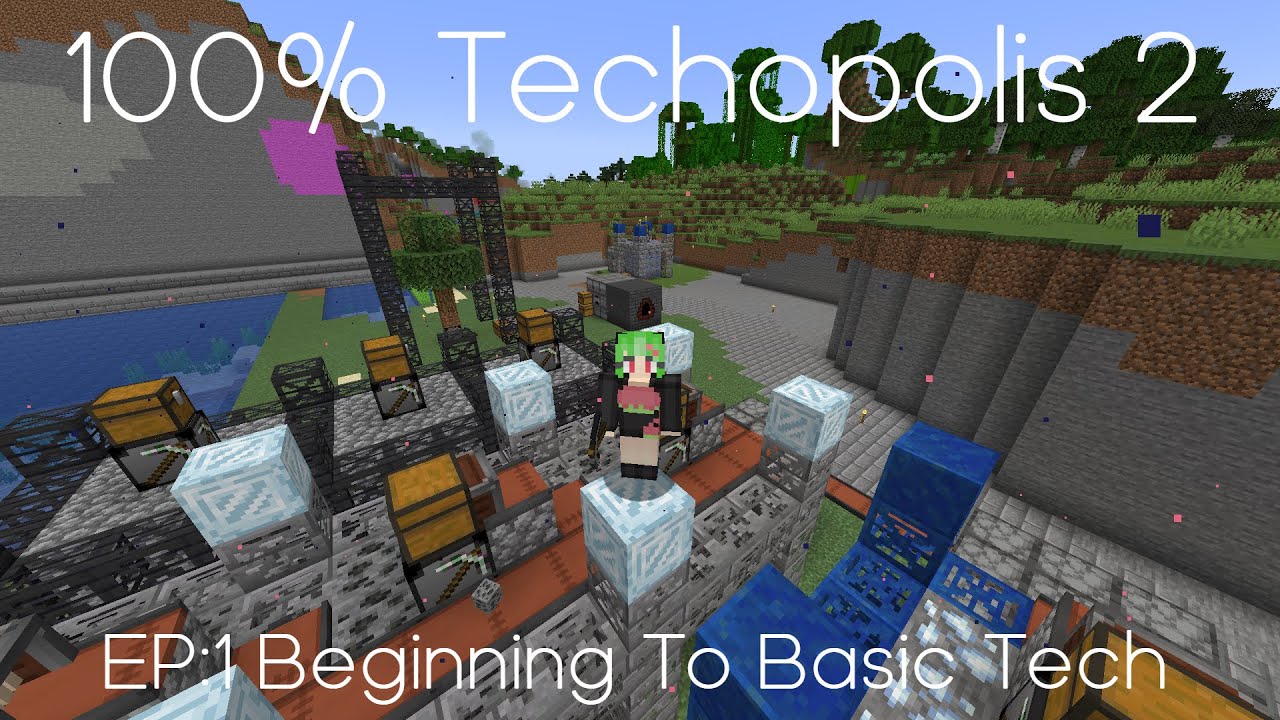 100% Techopolis 2 (Modded Minecraft) Ep:1 (Beginning to Basic Tech) - YouTube