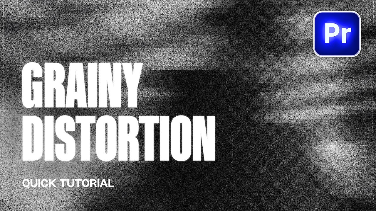 ADD Grainy Distortion Effect In Premiere Pro - YouTube