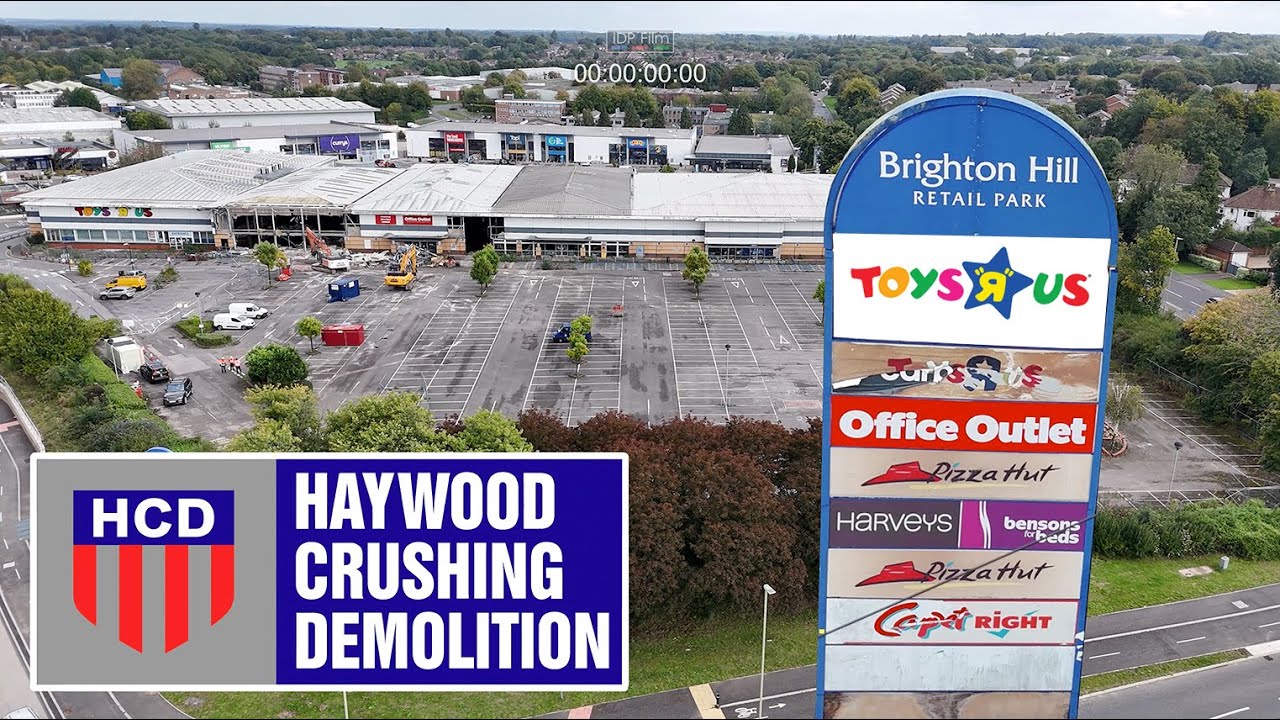 HCD Demolition working with Equation at Brighton Hill Retail Park ...
