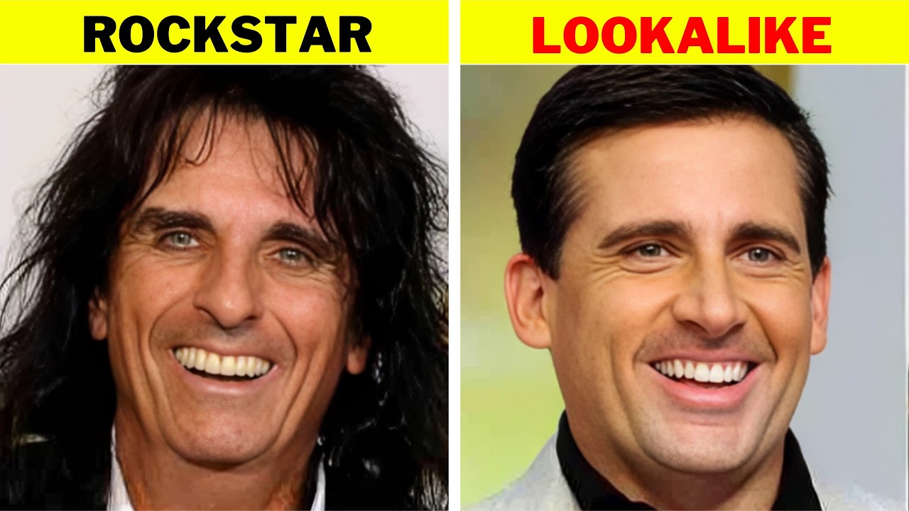 Rock Stars Who Look Like Other Celebrities - YouTube
