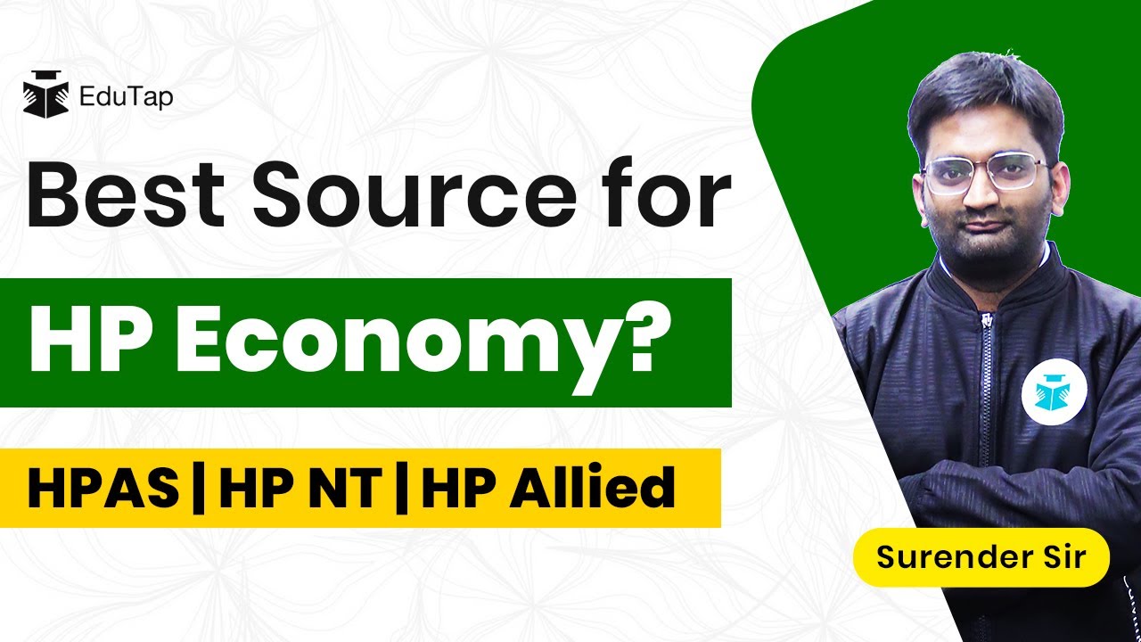 HP GK Economy Topics HPAS Exam | Himachal GK Preparation Strategy | HP ...