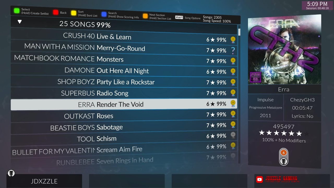 Render The Void - Erra 100% FC | Clone Hero - YouTube