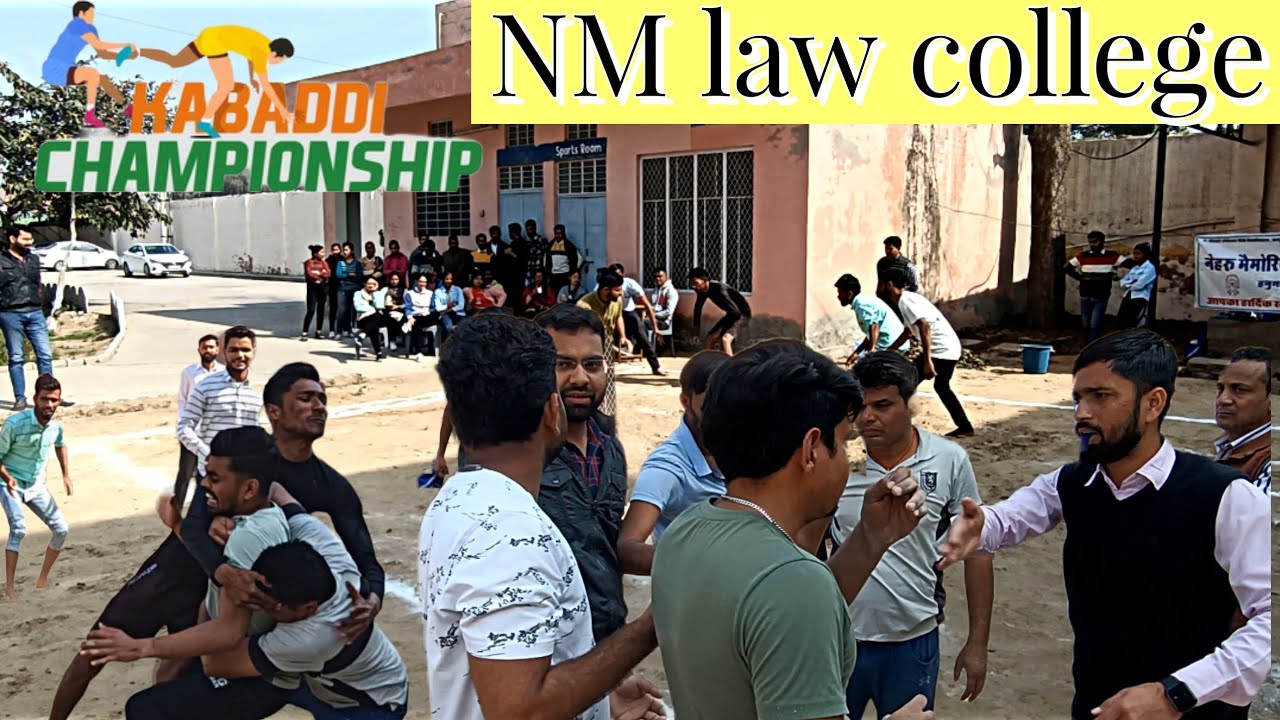 (vlog33)kabaddi me Nitin ne kya kiya🤔😱||Nm law college Hanumangaarh #hanumangarhvlog # ...