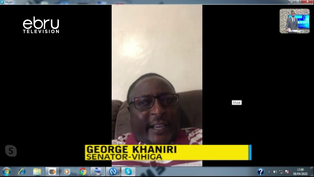 Vihiga Senator George Khaniri Dispels Rumors Of Being Covid-19 Positive ...