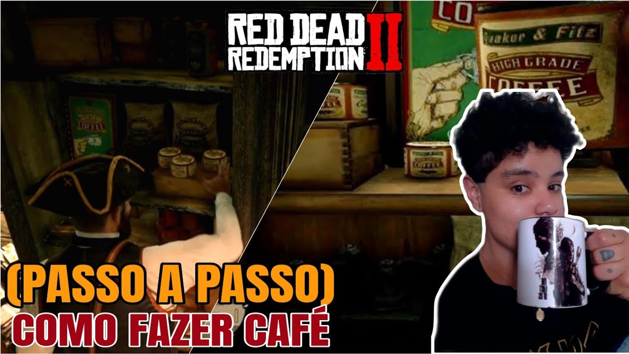 Como fazer café e comprar cafeteira - Red dead redemption 2 - YouTube