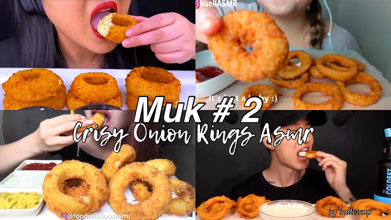 MUK # 2 | CRISPY ONION RING ASMR COMPILATION | Buttercup - YouTube
