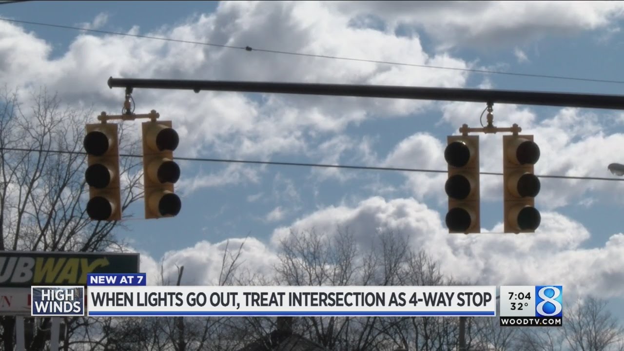 Driving during a power outage: Stop or not? - YouTube