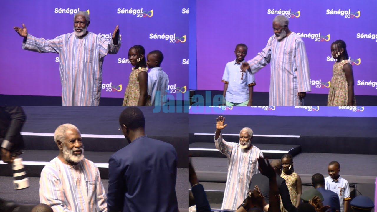 L'arrivée spectaculaire de Lamine Ndiaye au lancement du programme ...