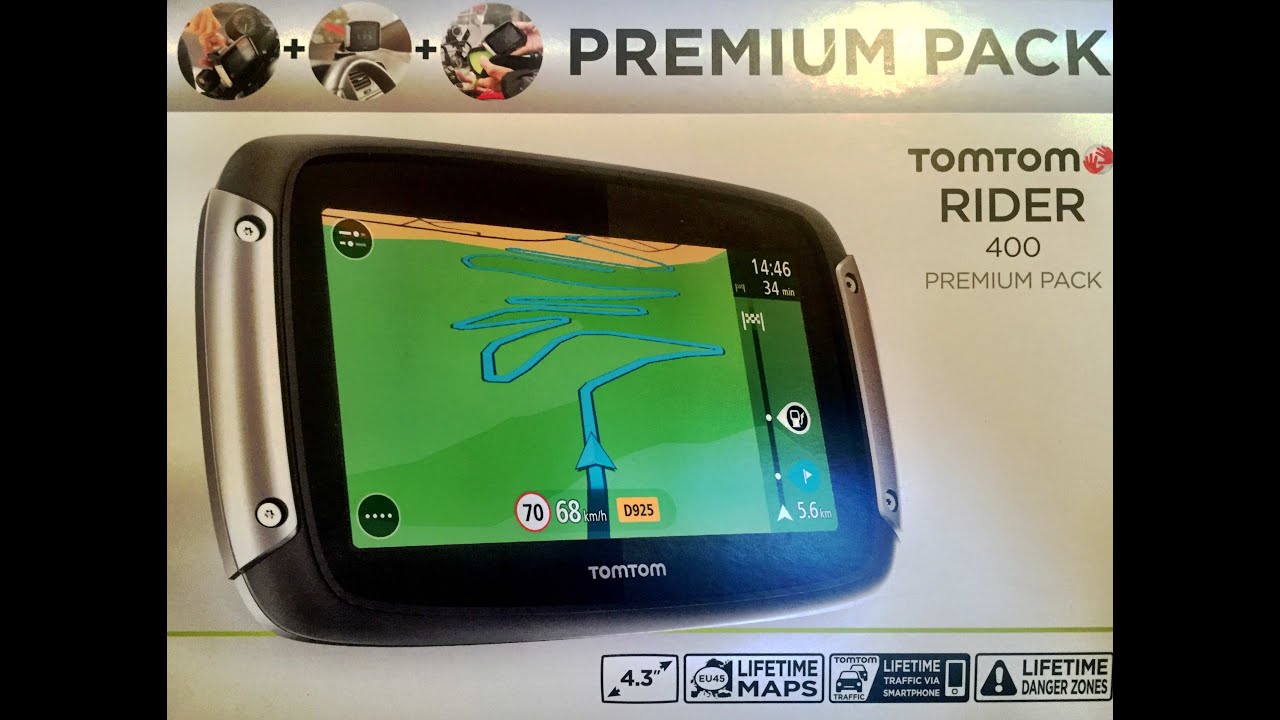 TomTom Rider 400 Premium Pack Unboxing & Setup - YouTube