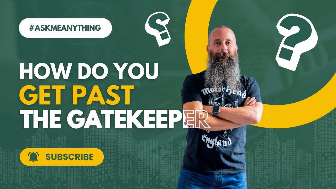 How do you get past the gatekeeper? - YouTube