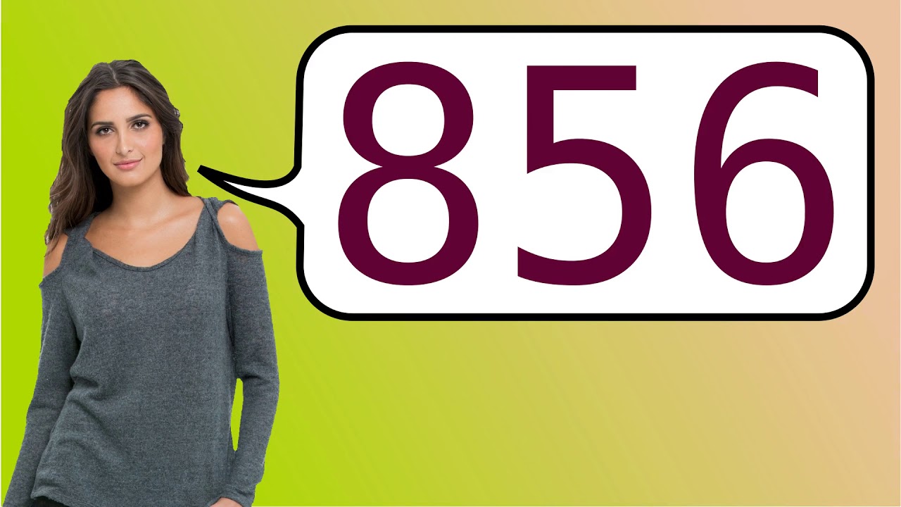 How to say '856' in French? - YouTube