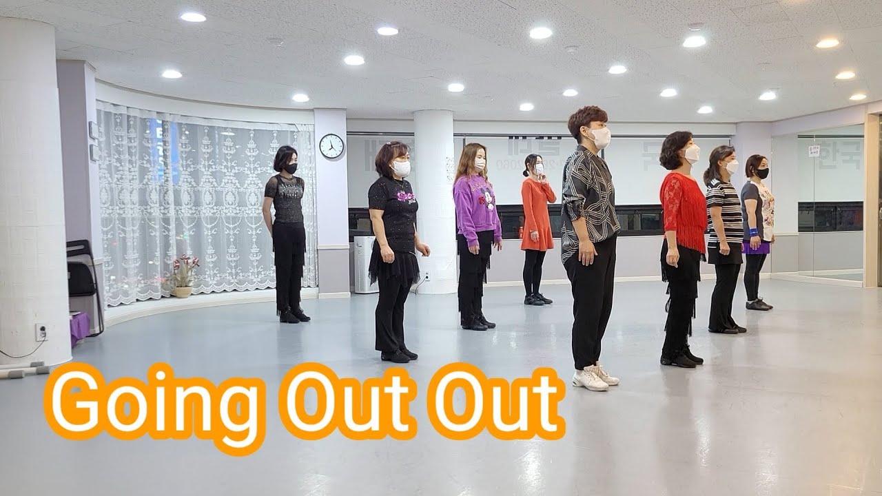 Going Out Out Line Dance(고잉 아웃 아웃 라인댄스) / 저녁직장인반 / Beginner / Demo ...