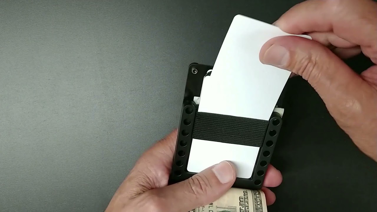 P17 Carbon Fiber & CNC Aluminum Wallet from CarbonFiberGear.com - YouTube
