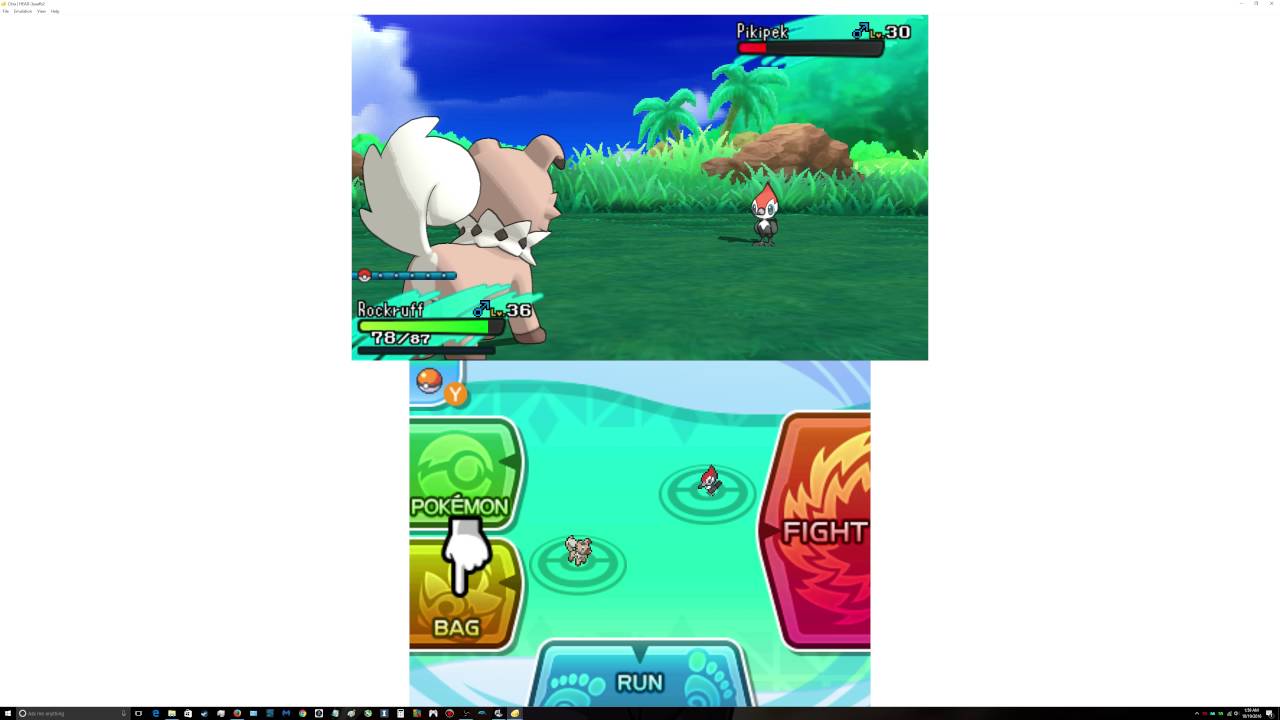 Pokemon Sun and Moon Demo part 2 - Citra Emulator scaled resolution at ...