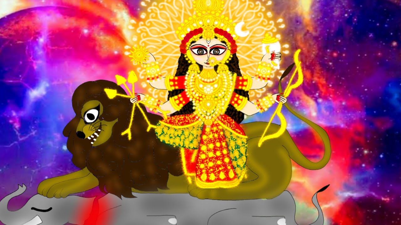 Story of Jagadhatri puja - YouTube