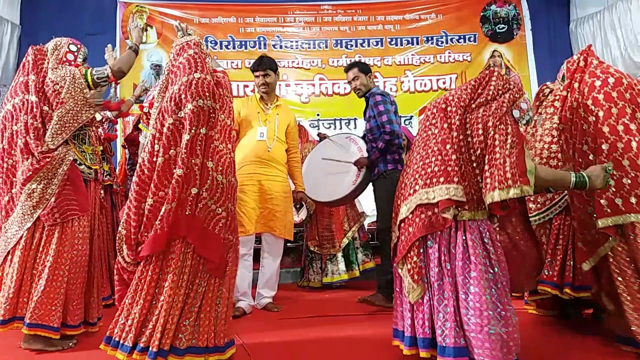 Banjara Culture Super Dapda Dance at Pohradevi | Bhakthi Dham ...