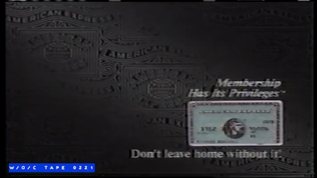 American Express Commercial - 1990 - YouTube