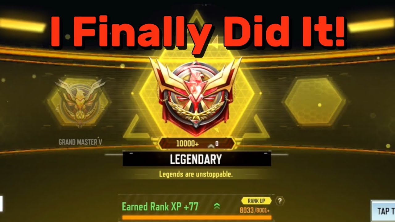 I Finally Made Legendary In Ranked! | COD Mobile - YouTube