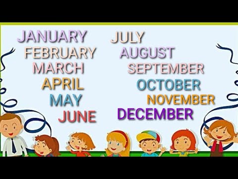 Months of the year song|January|February|March| Months rhymes | Months ...