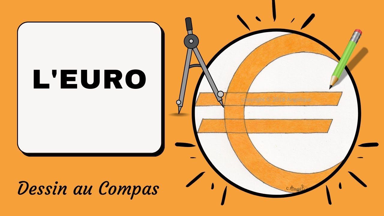 🎨 Comment Dessiner le Symbole de L'Euro au Compas [TUTO Dessin au ...