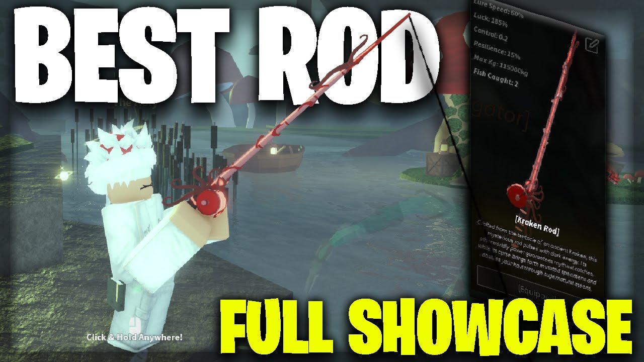 *NEW* Full Kraken Rod Showcase in Fisch! (ATLANTIS UPDATE) - YouTube