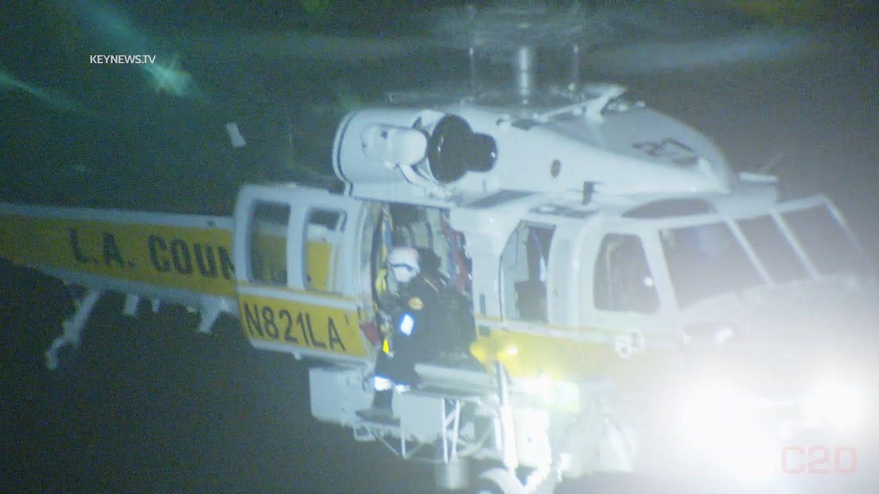 Victim Falls Off Cliff Gets Helicopter Rescue | C20 Clips - YouTube