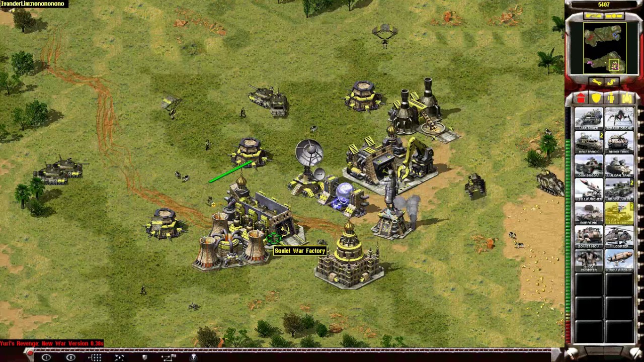 Yuri's Revenge : New War Multiplayer - YouTube