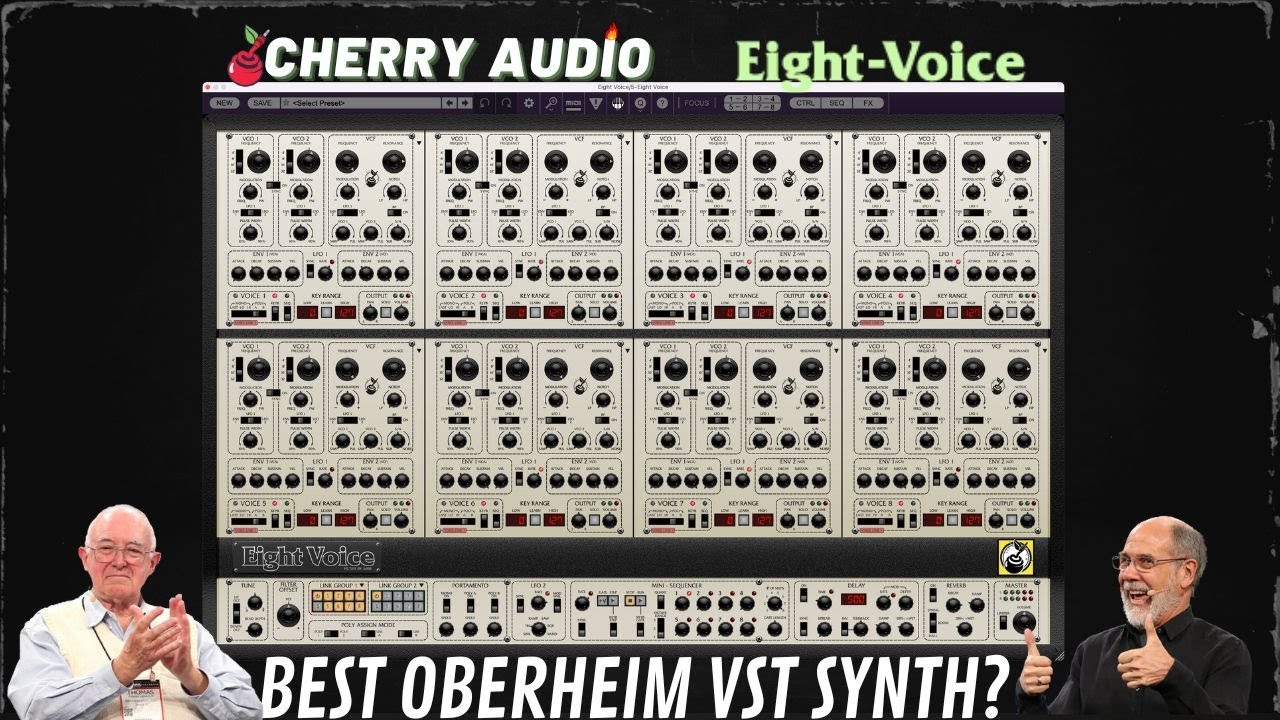 🔥🔥 Cherry Audio Eight Voice - Best Oberheim VST Synth? - YouTube