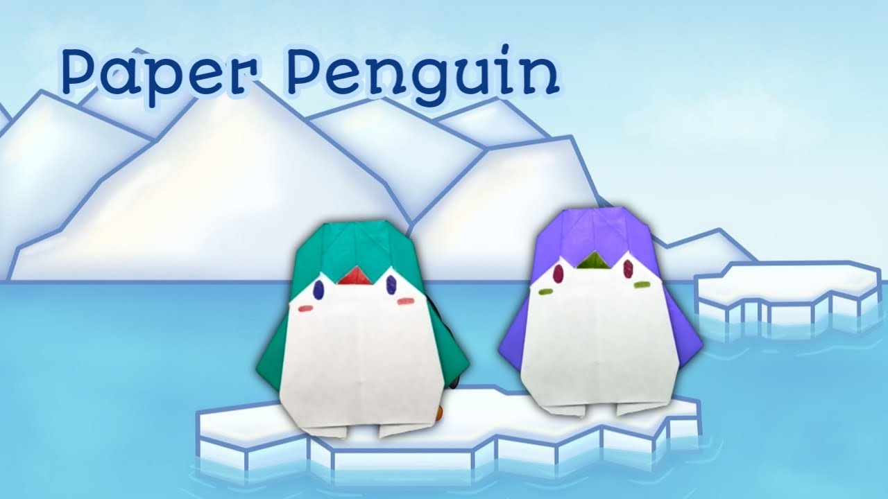 How to Fold a Paper Penguin , Easy Paper Penguin - YouTube