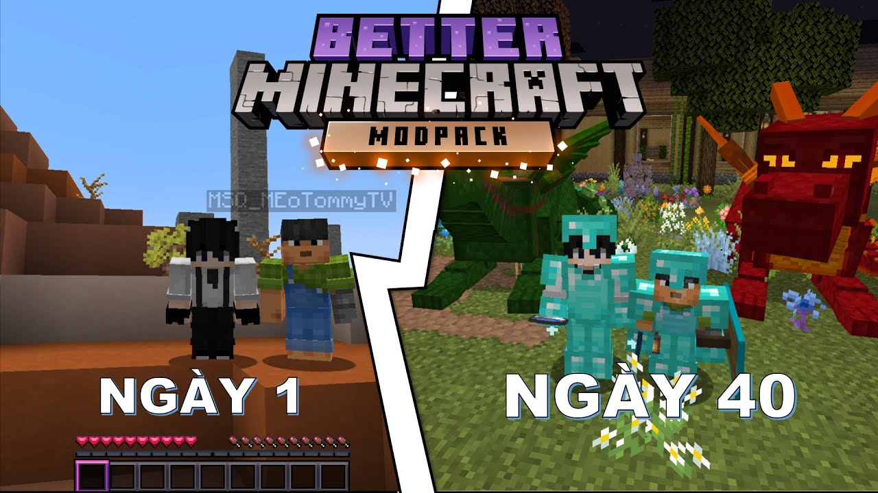 SINH TỒN MINECRAFT BETTER MC BMC4 #1 - YouTube