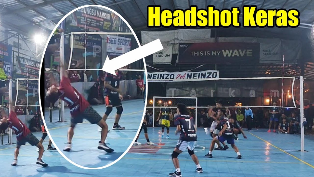 libero terjungkal kena headshot | semi final Acca Adam vs Argo - YouTube