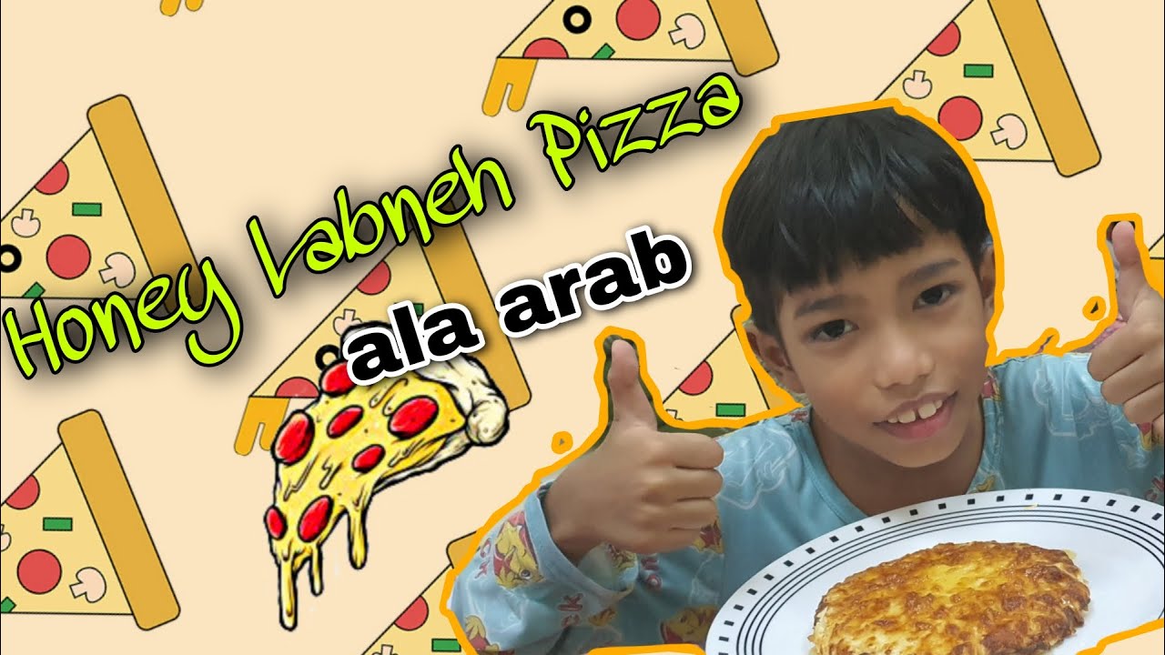 Homemade Honey Labneh Pizza (Esh Bul Bul) Turkish Style, ala Arab - YouTube