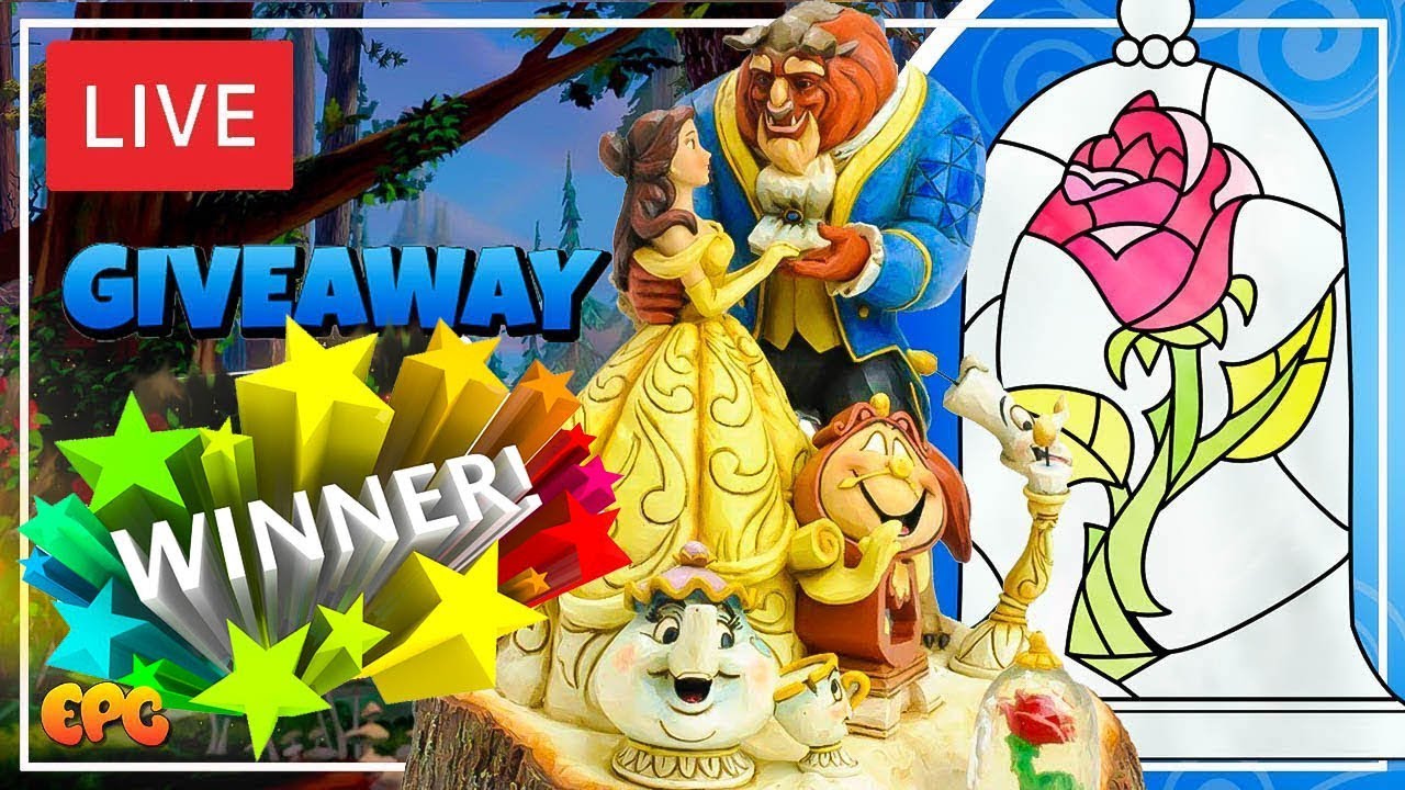 Brizzy Voices & EPC Beauty and the Beast Statue WINNER! Sat Morn Disney ...